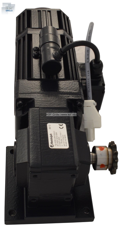 Grill-Motor mit Getriebe (Heidolph)
